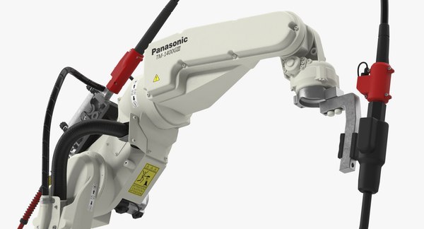 modelo 3d Robot de soldadura Panasonic TM1400 con fuente de ...