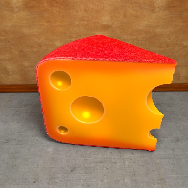 3d model piece cheese