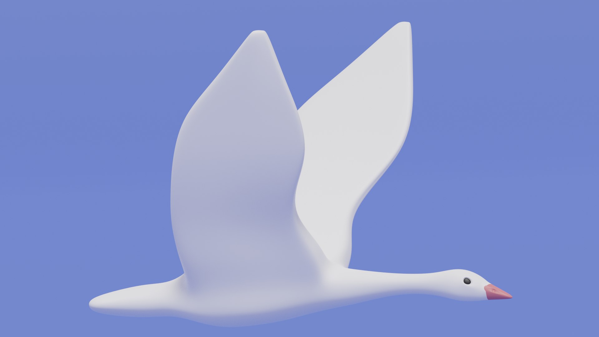 Cartoon Wild Goose 3D - TurboSquid 2261008