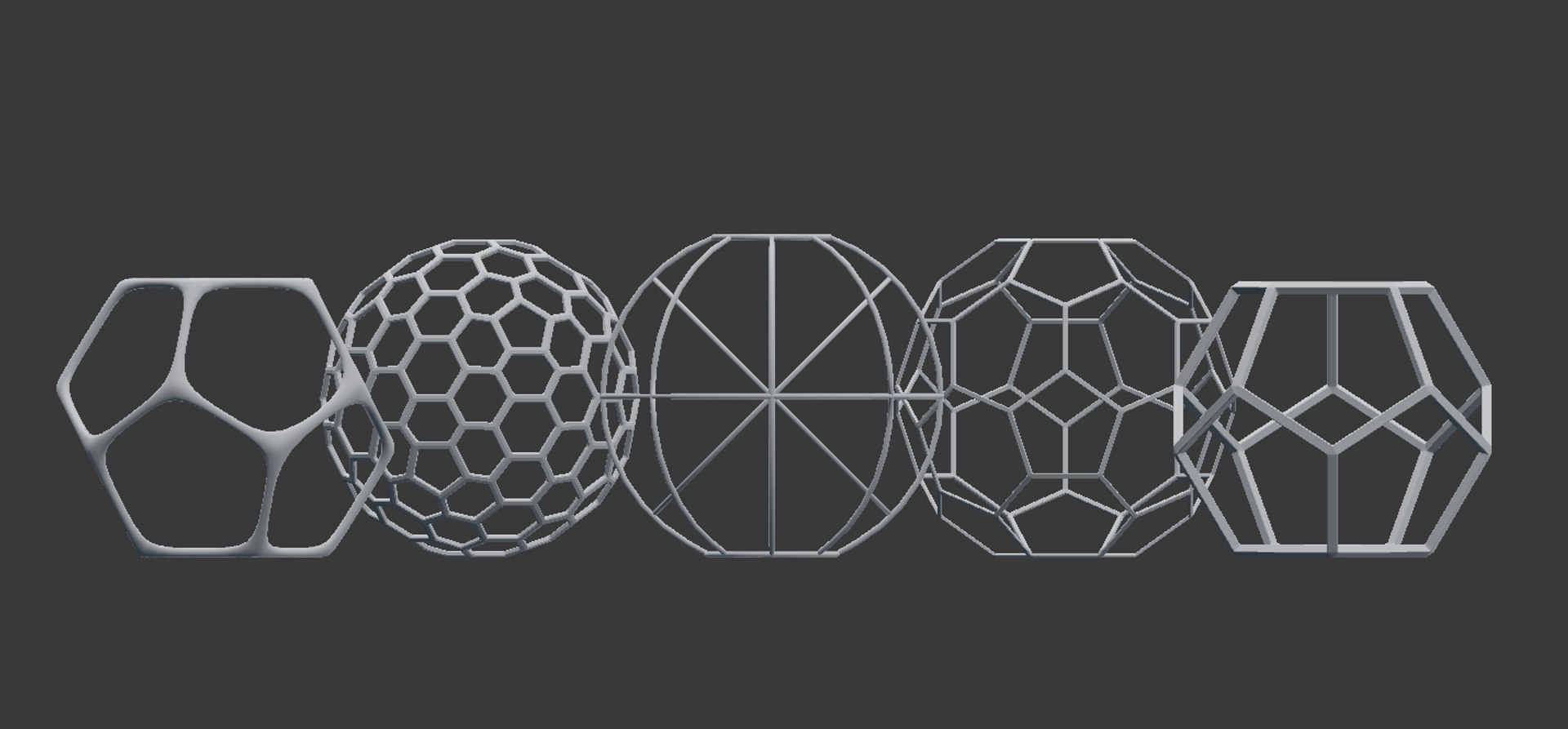 3d 3ds Geometric Decor Objects