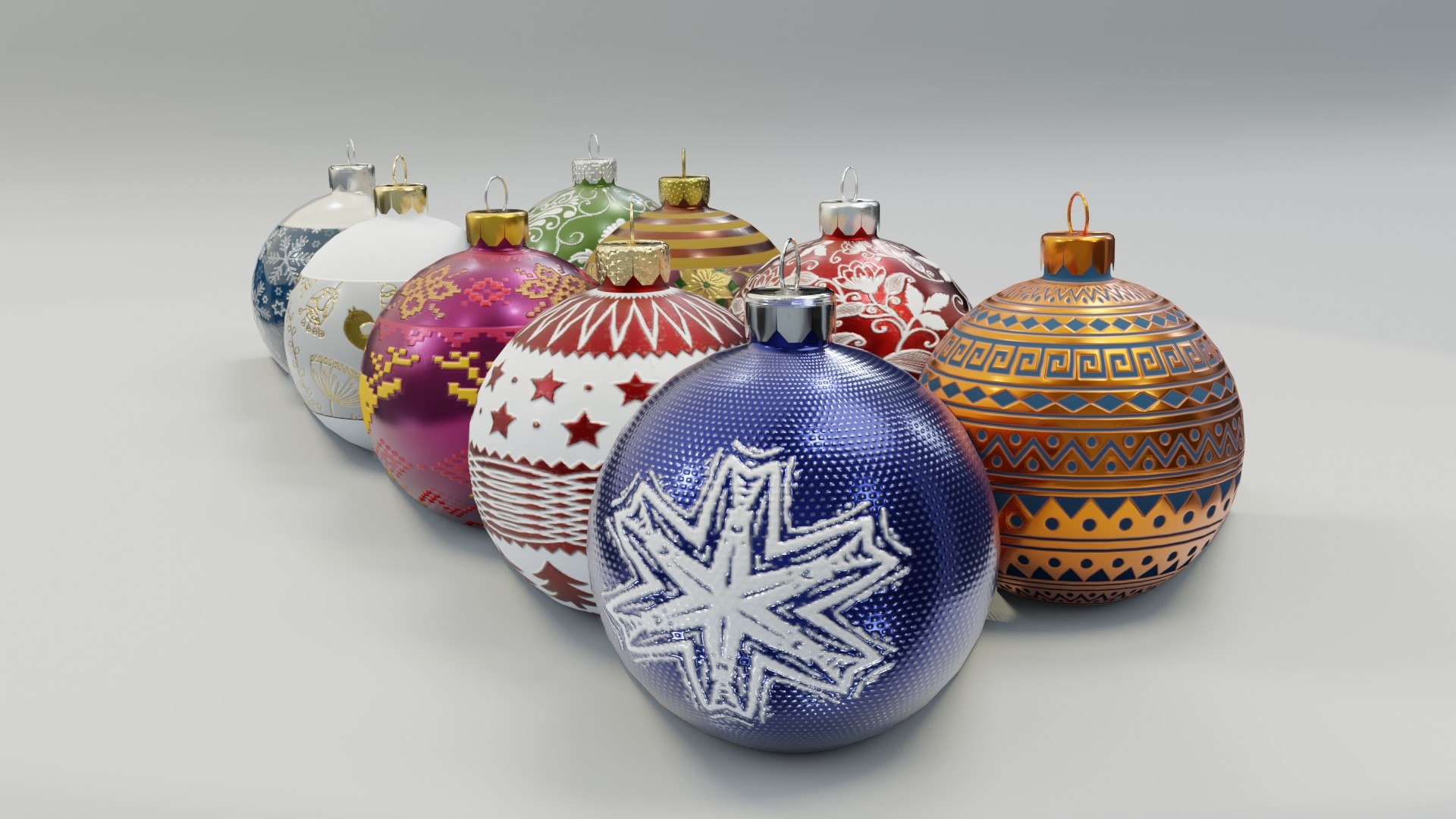 3D - Baubles - TurboSquid 1492058