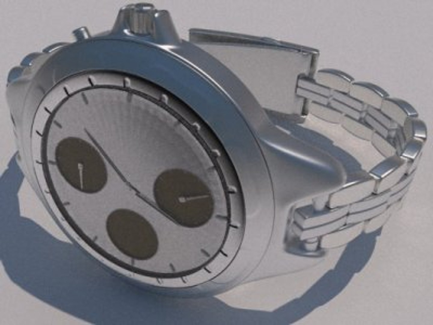 mens wrist watch 3d obj