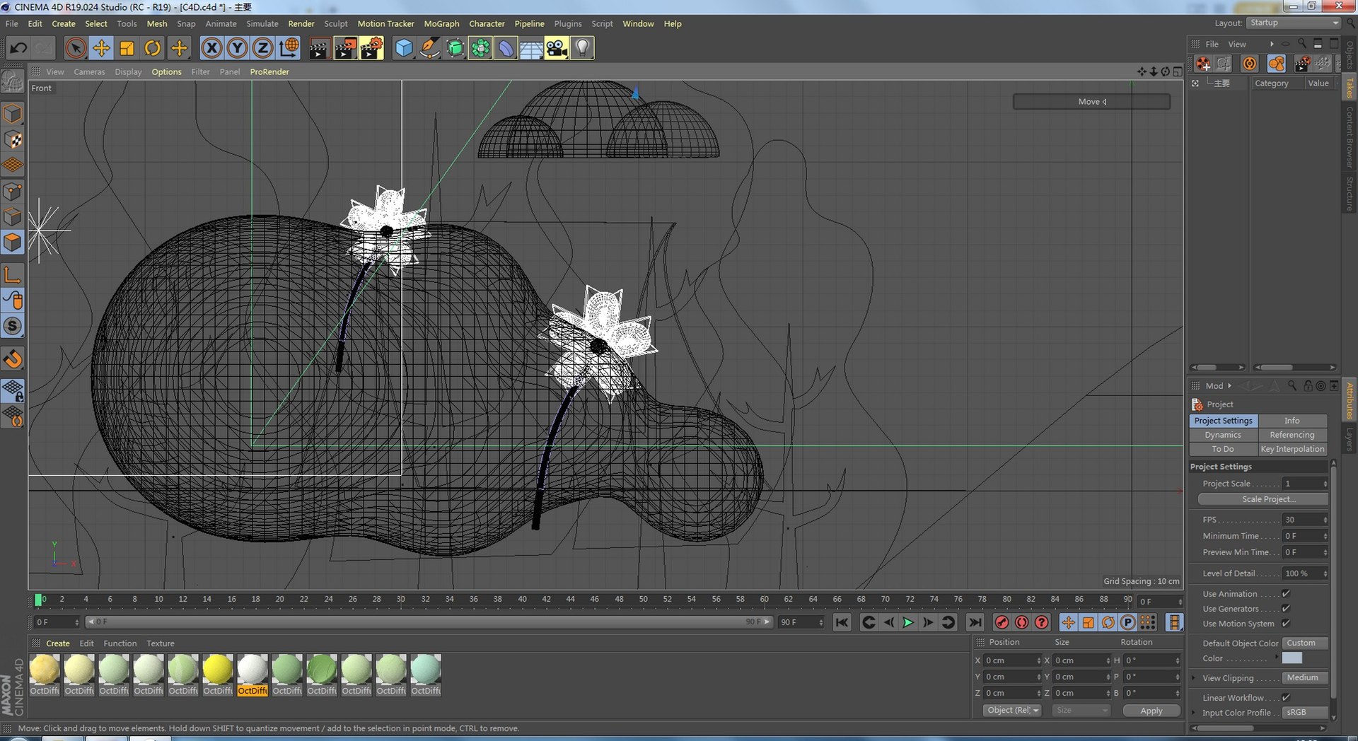 C4D Spring Camping Field 3D Model - TurboSquid 2101794