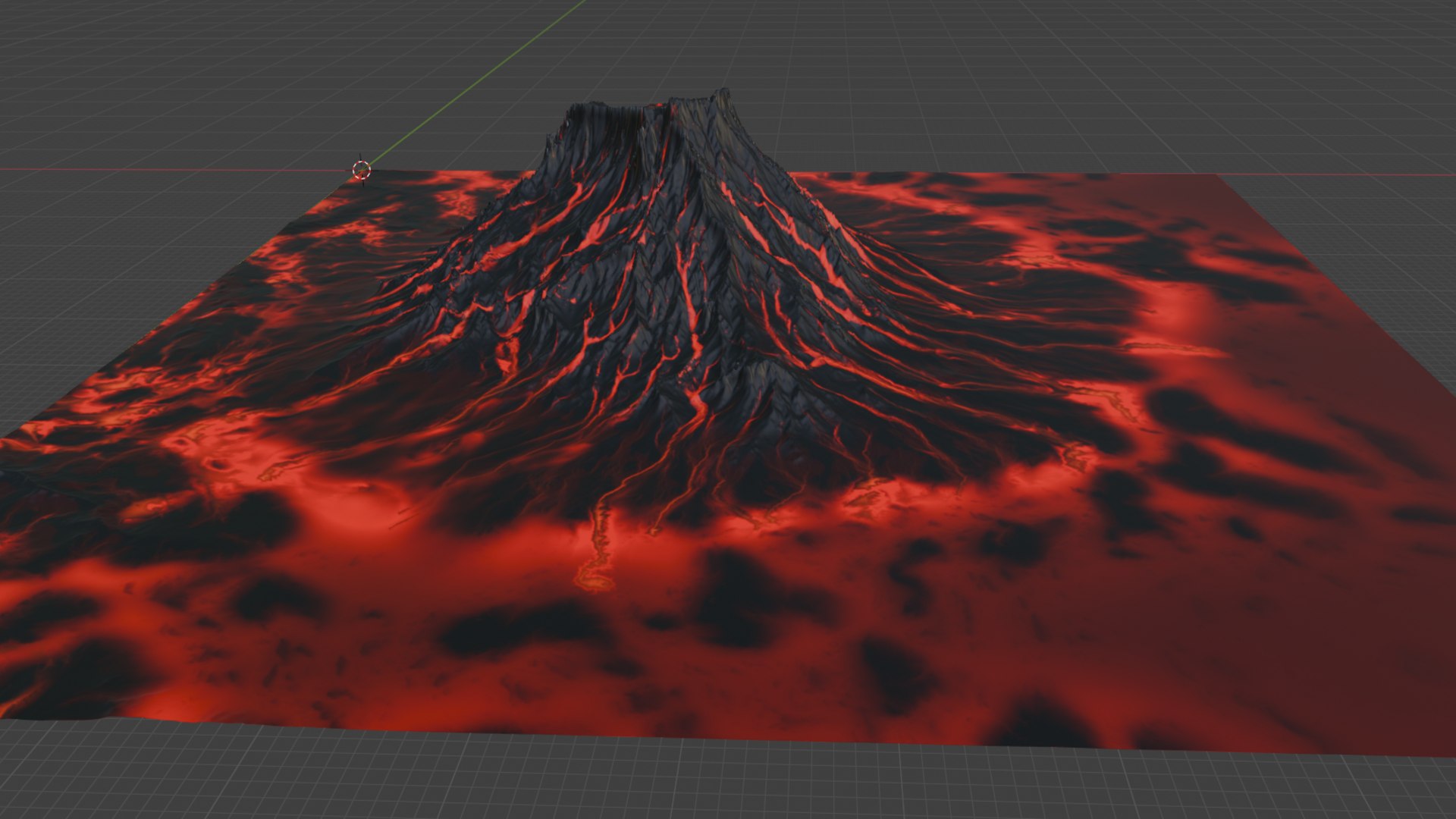 3D Model Volcano Terrain 3 - TurboSquid 2202731