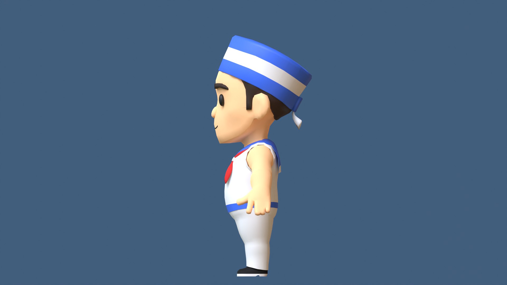 Sailor Low Poly 3D model - TurboSquid 1836511