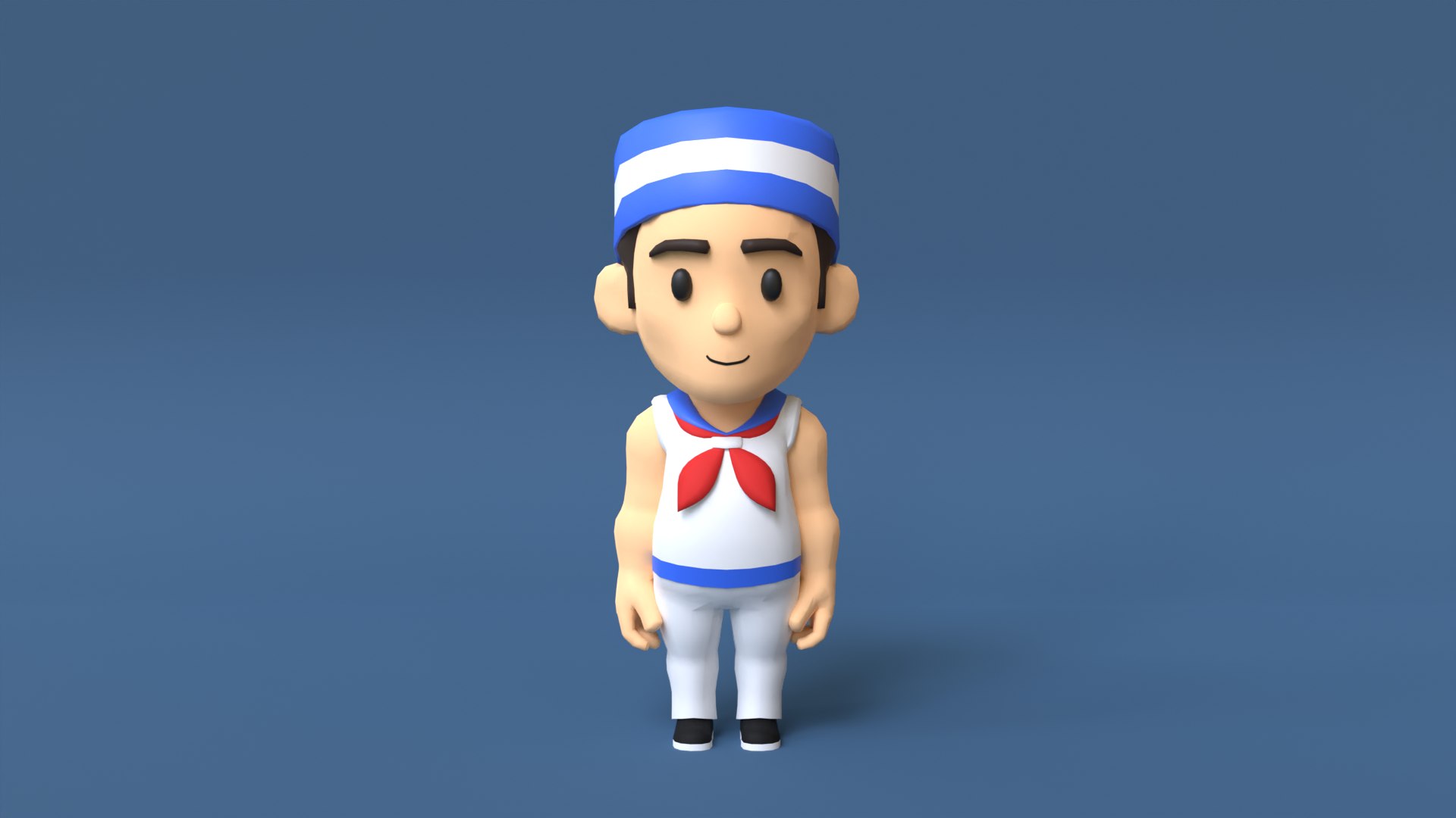 Sailor Low Poly 3D model - TurboSquid 1836511