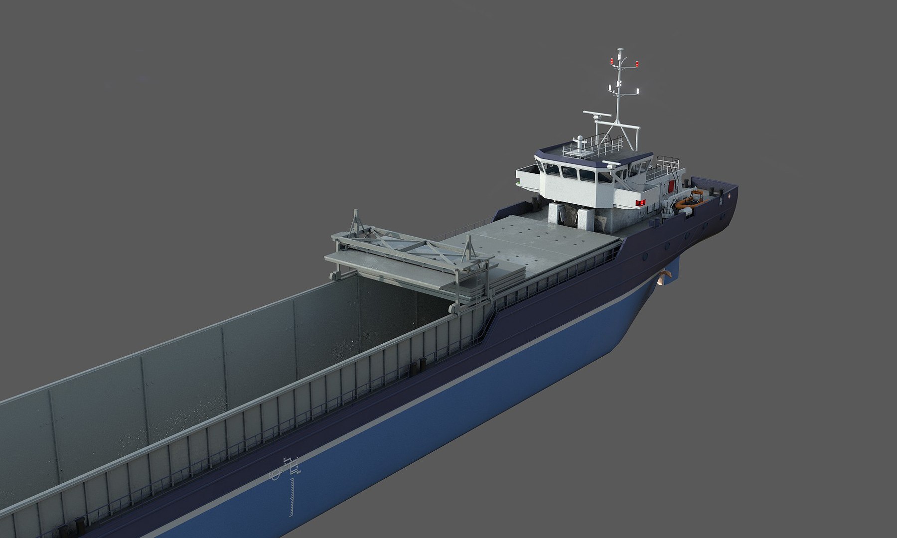 Combi coaster general cargo ship model - TurboSquid 1497506