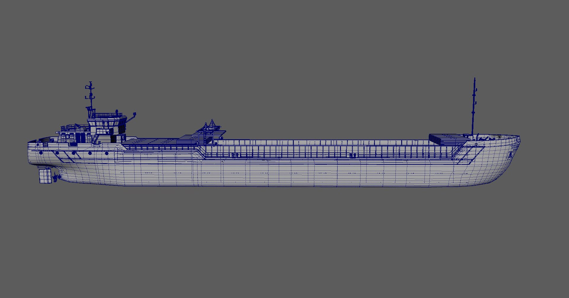 Combi coaster general cargo ship model - TurboSquid 1497506