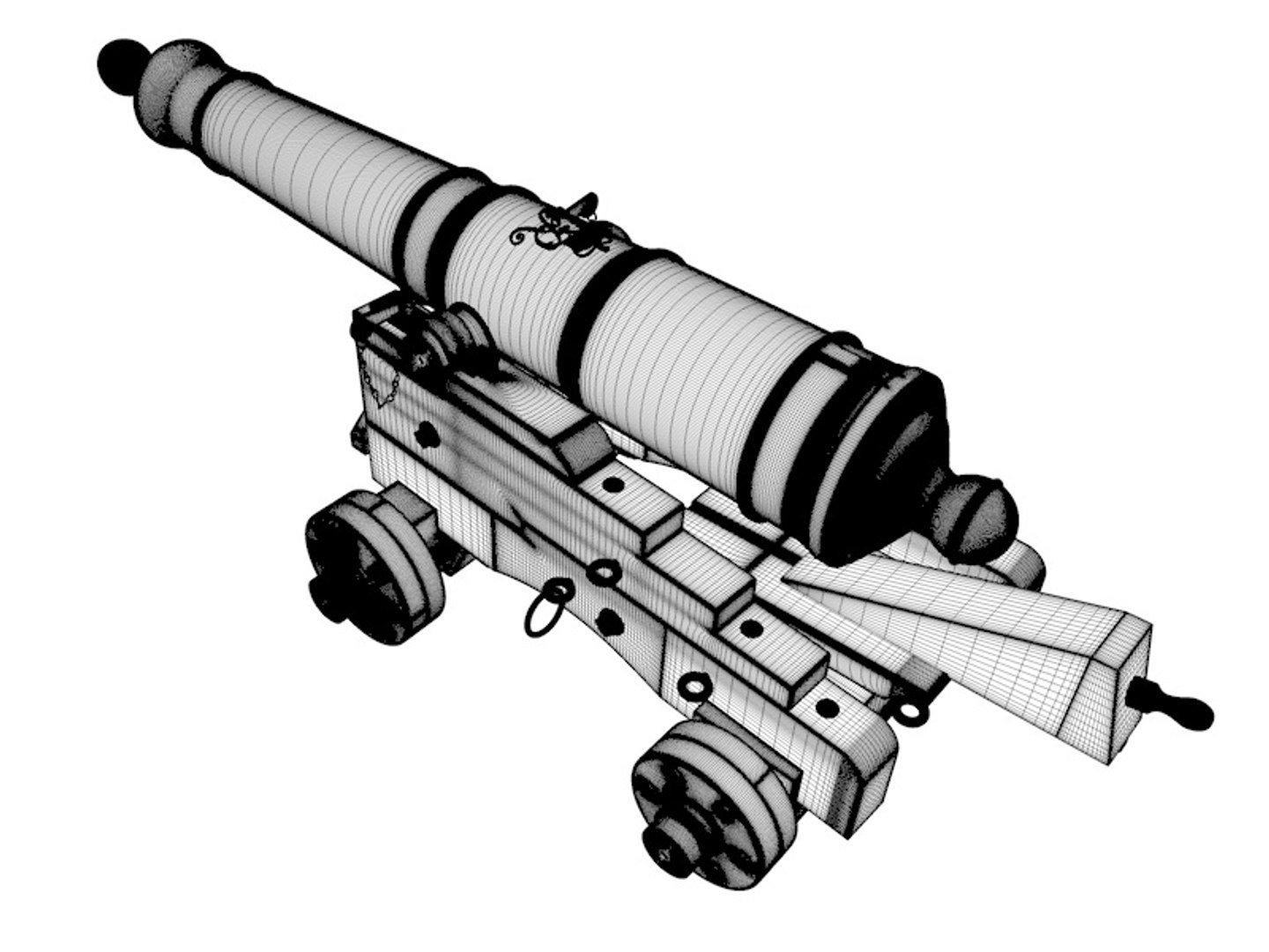Canon Ship 3d Model