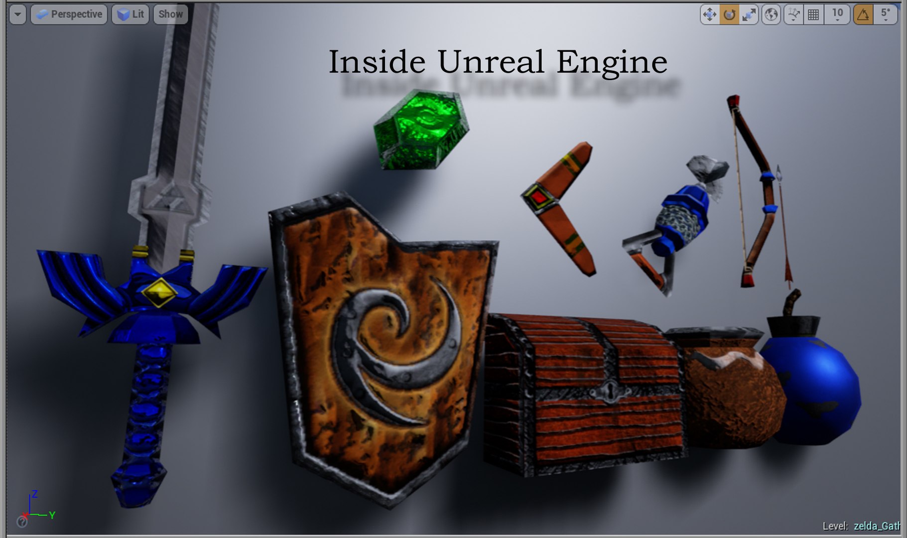 Free Obj Model Video Games Zelda