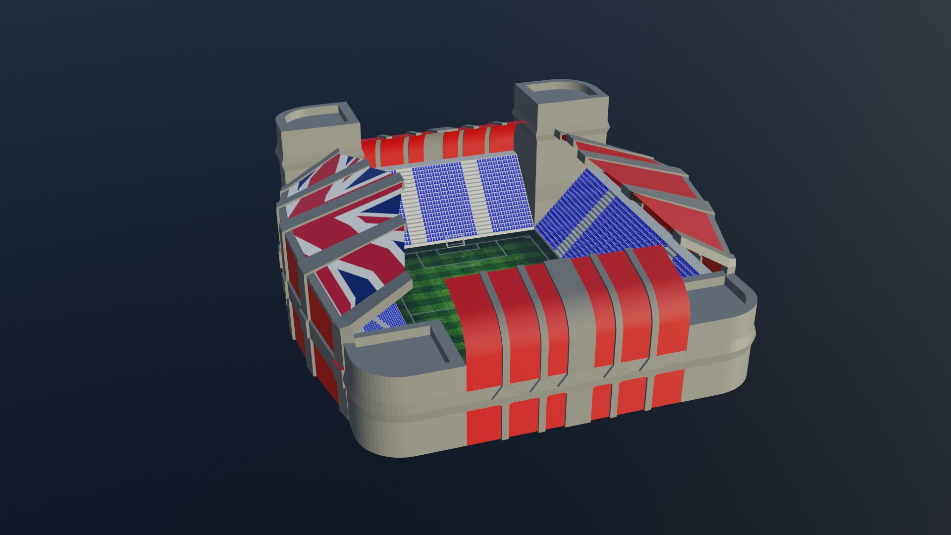 3D model Football Stadium - England - TurboSquid 1882084