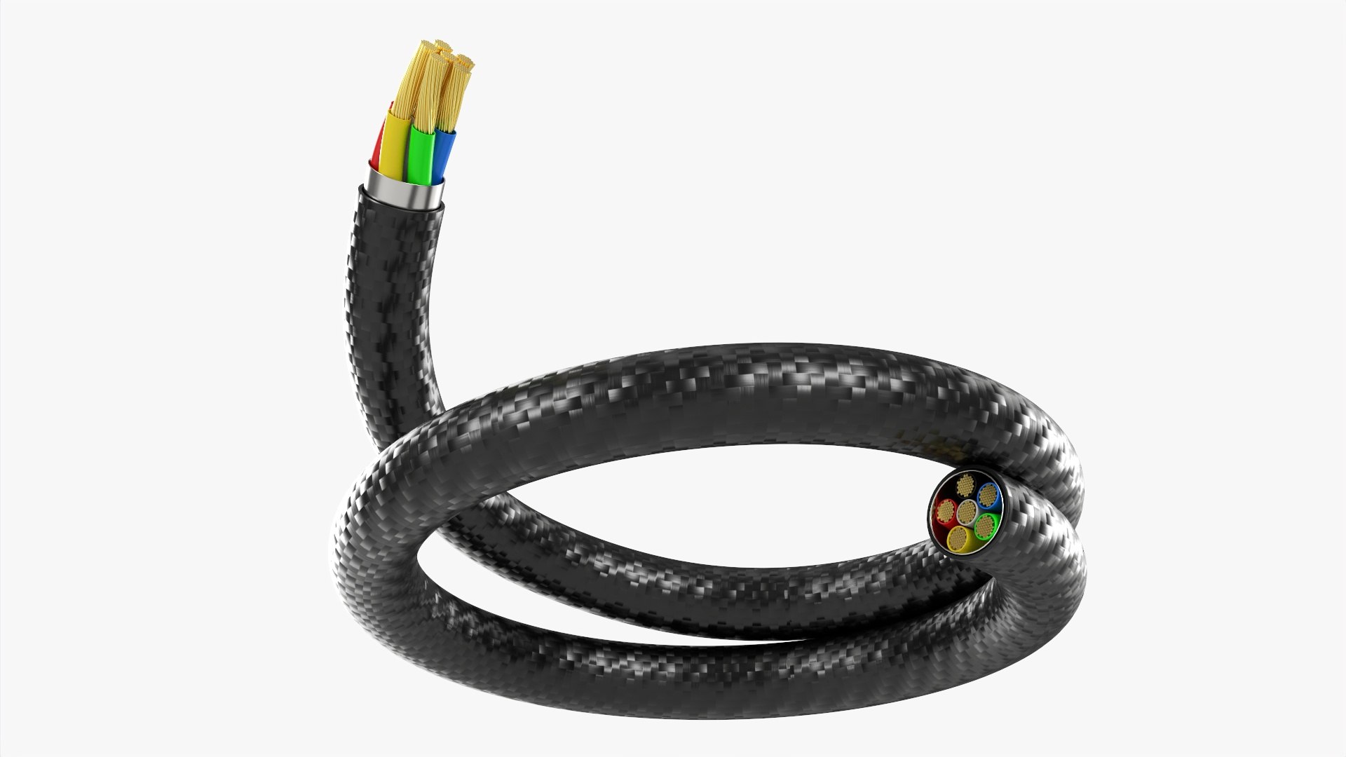 Cable Cut 02 3D Model - TurboSquid 1841688