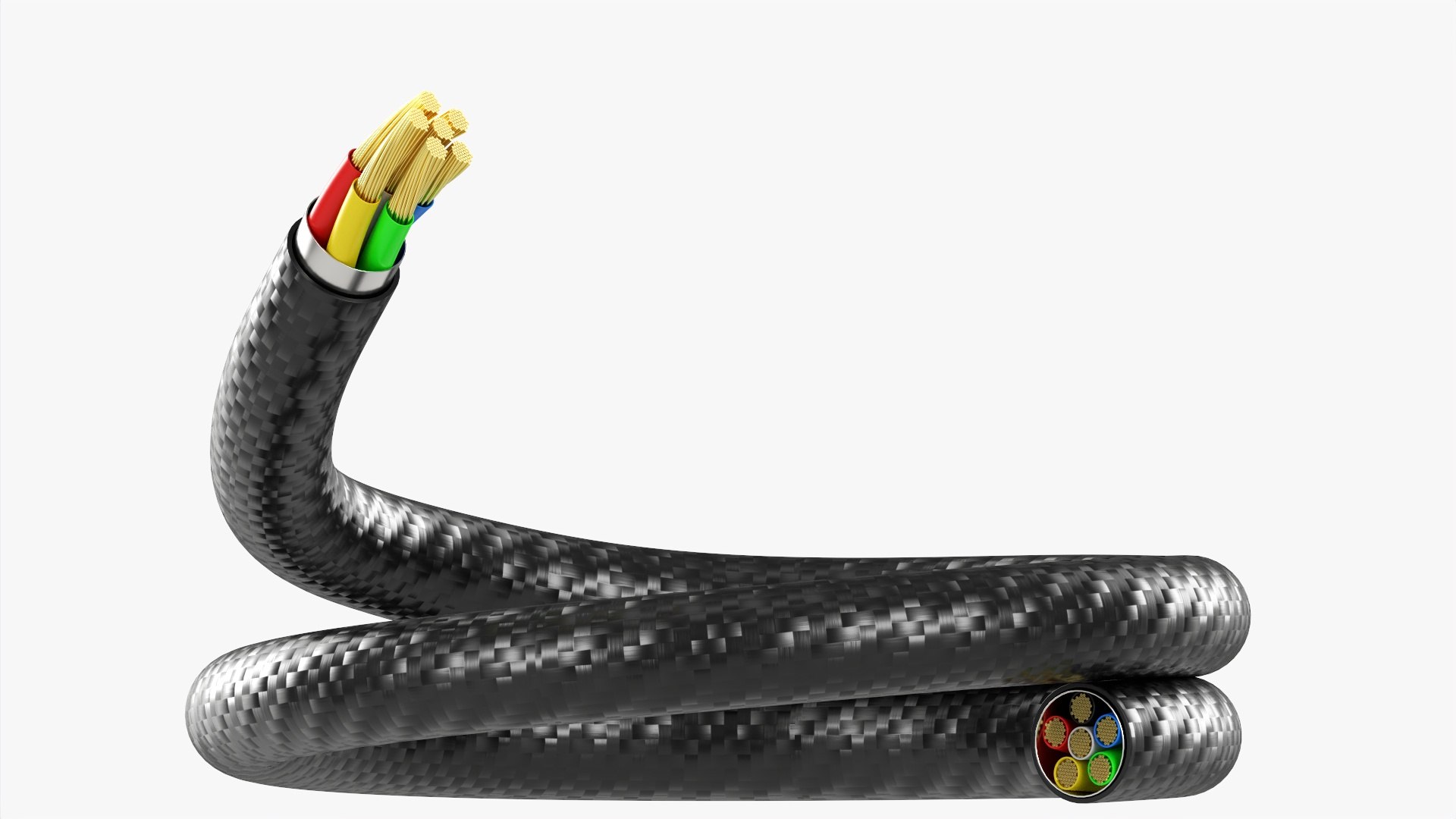Cable Cut 02 3D Model - TurboSquid 1841688