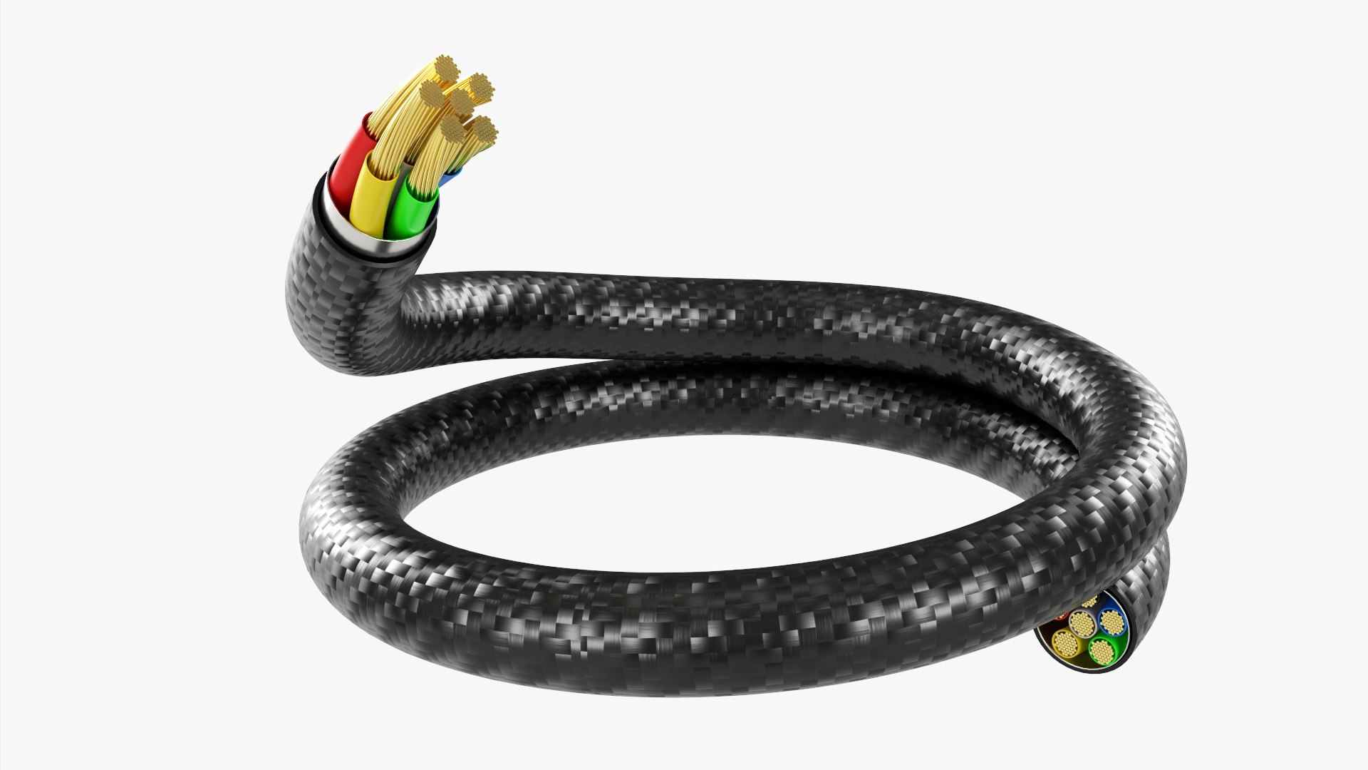 Cable Cut 02 3D Model - TurboSquid 1841688