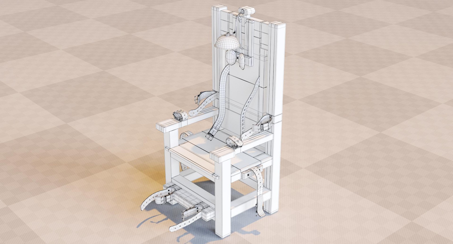 Electric Chair 3D - TurboSquid 1293218