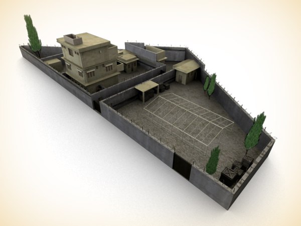 osama bin laden compound 3d model