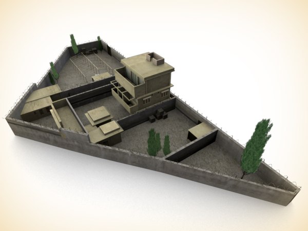 osama bin laden compound 3d model