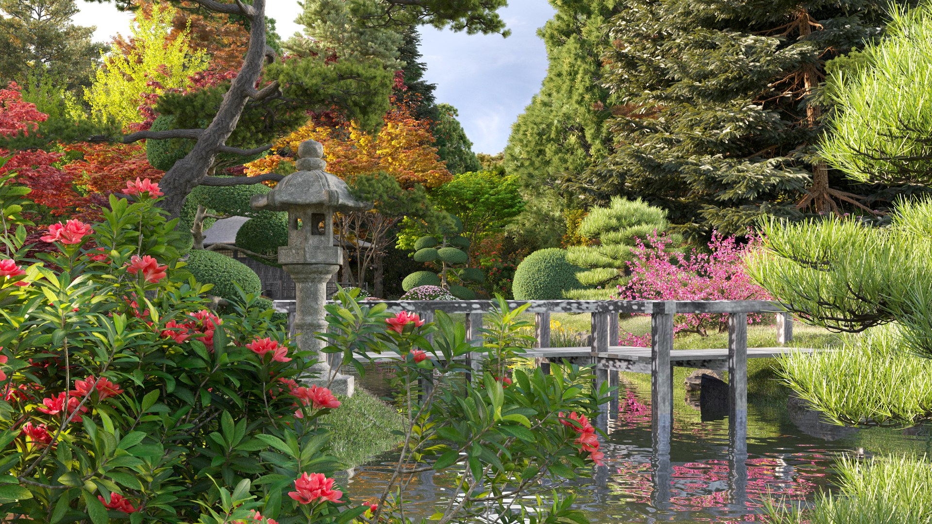 Bundle 24 - Japanese Garden Model - TurboSquid 1955950