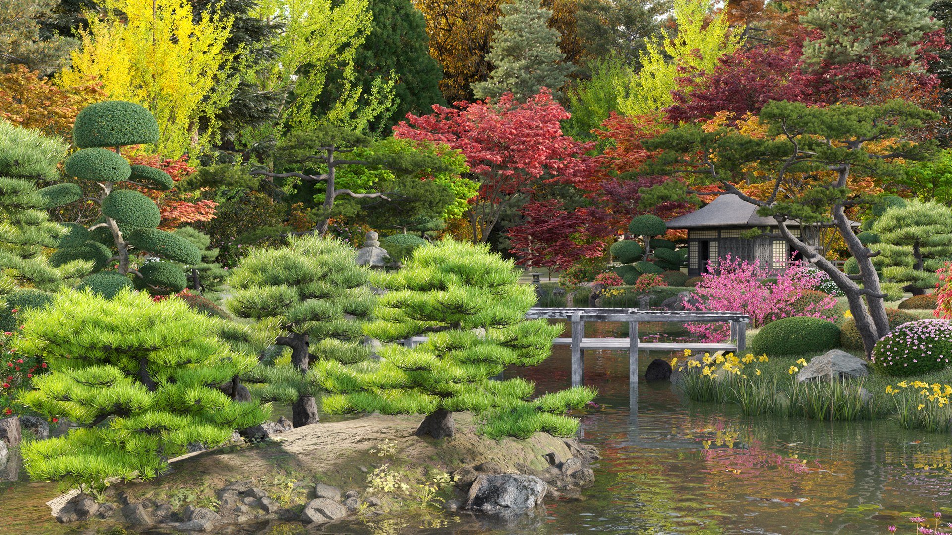 Bundle 24 - Japanese Garden Model - TurboSquid 1955950