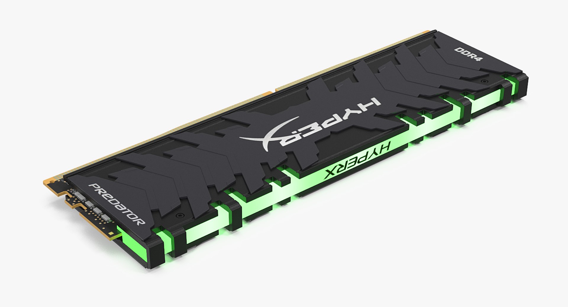 3D Ddr4 Green Kingston Hyperx - TurboSquid 1430431