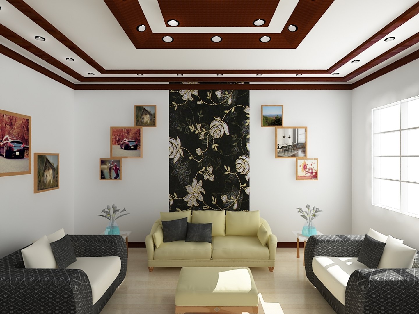 Room Interior Realistic 3d Model