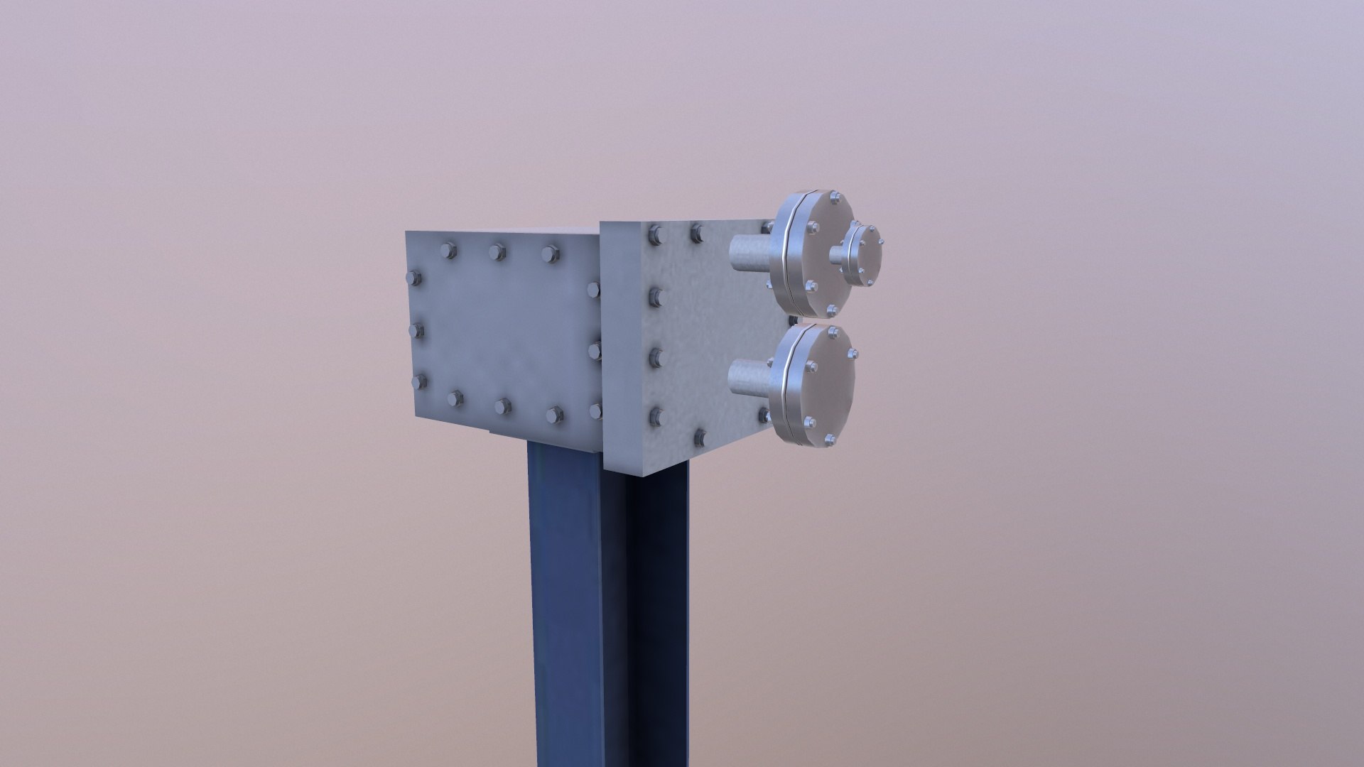 Flange Support 3D Model - TurboSquid 2288369