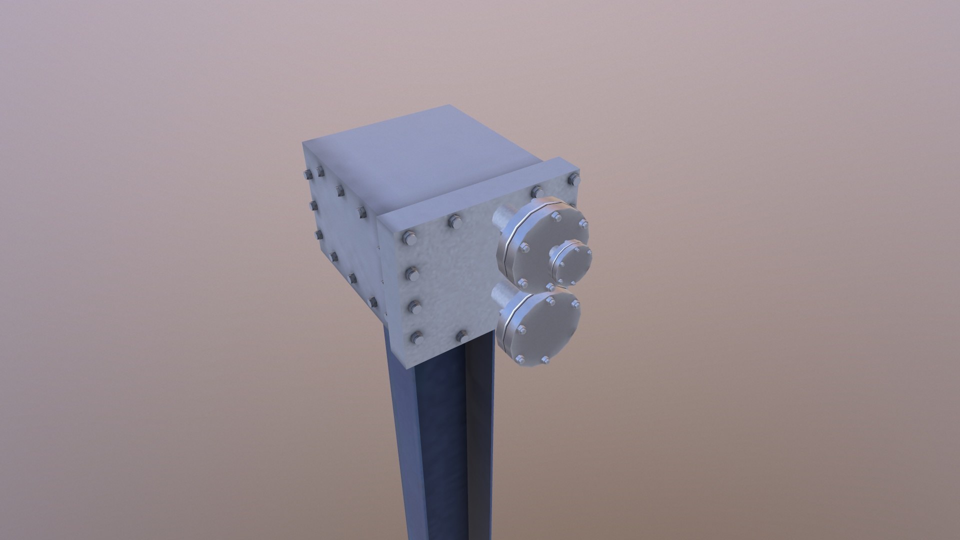 Flange Support 3D Model - TurboSquid 2288369