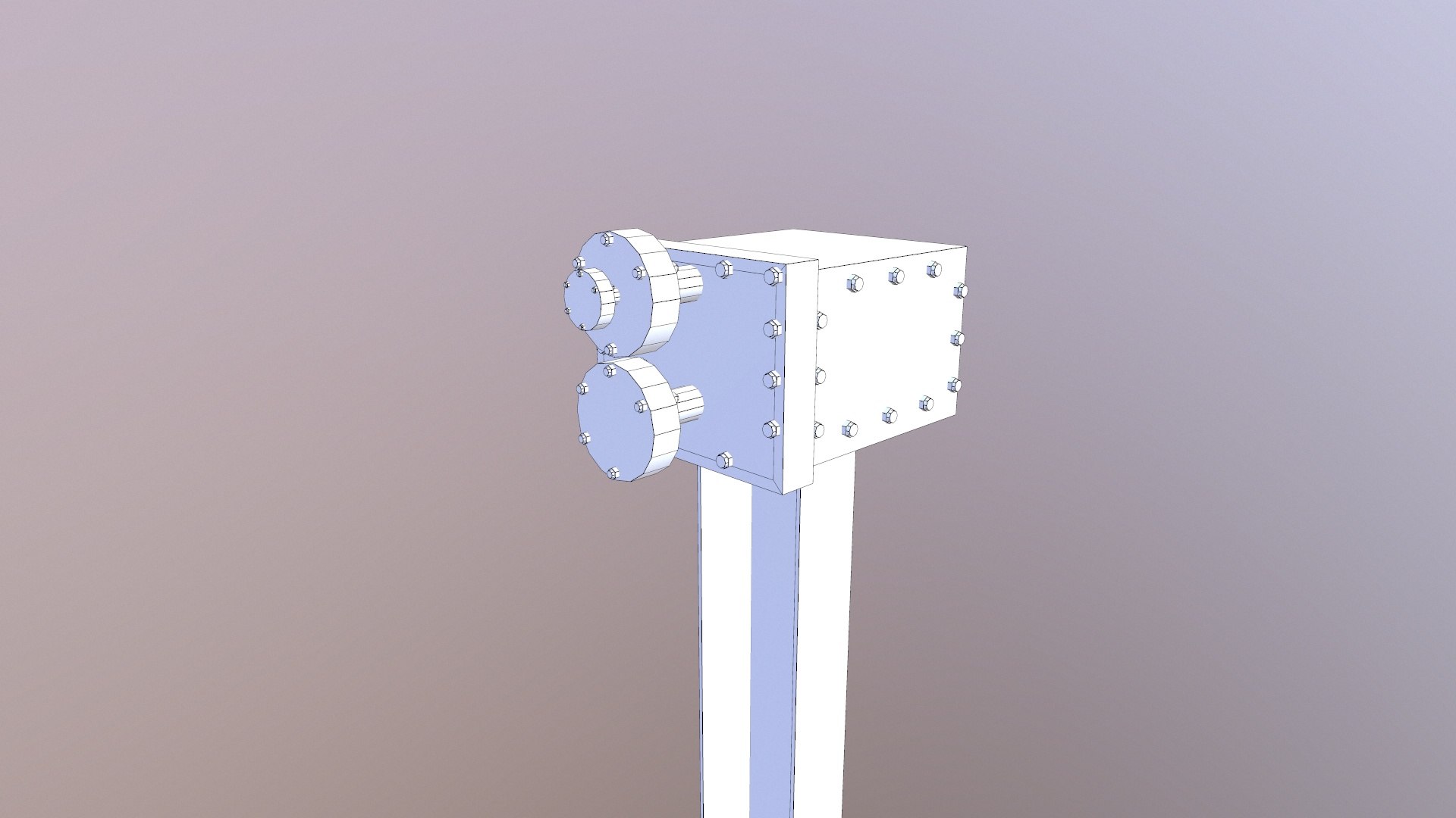 Flange Support 3D Model - TurboSquid 2288369