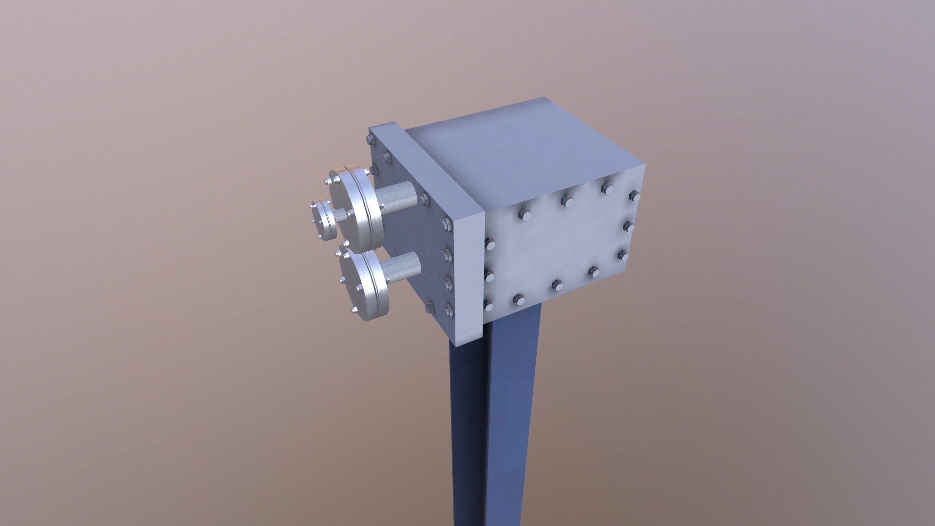 Flange Support 3D Model - TurboSquid 2288369