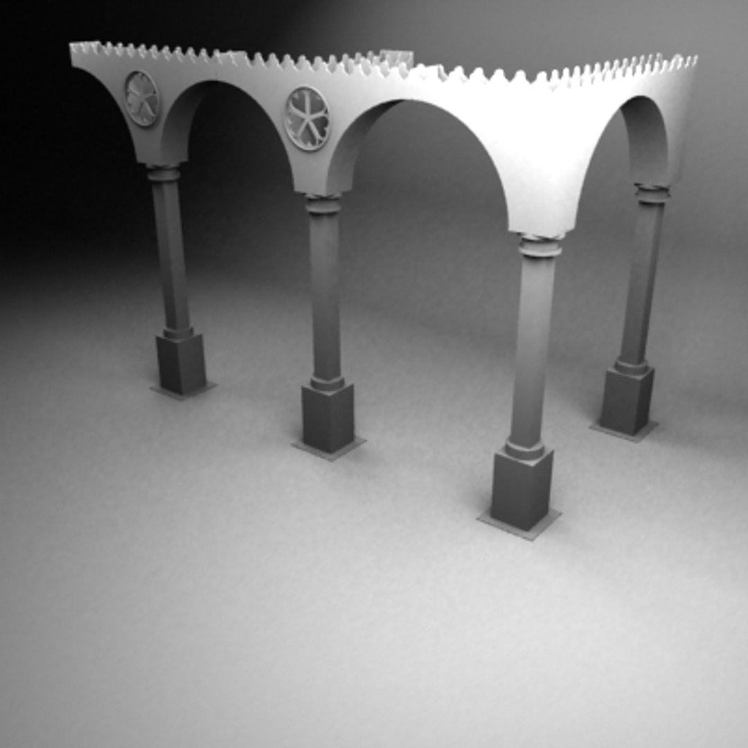 Venice Gate 3d Model