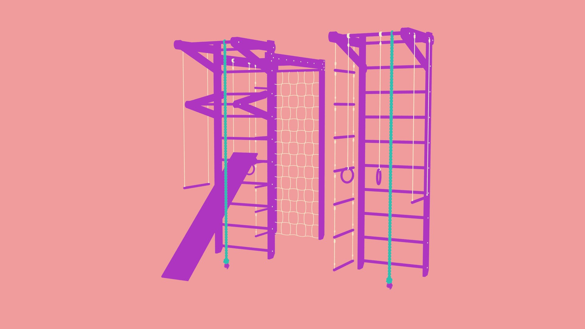 3D Kids Corner And Sport Corona Model - TurboSquid 1981260