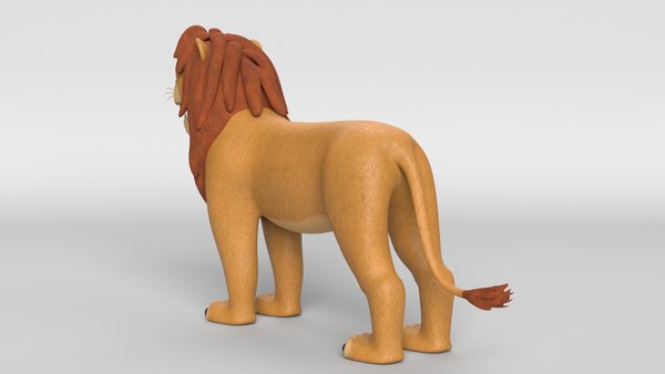 modelo 3d León de dibujos animados - TurboSquid 2131270