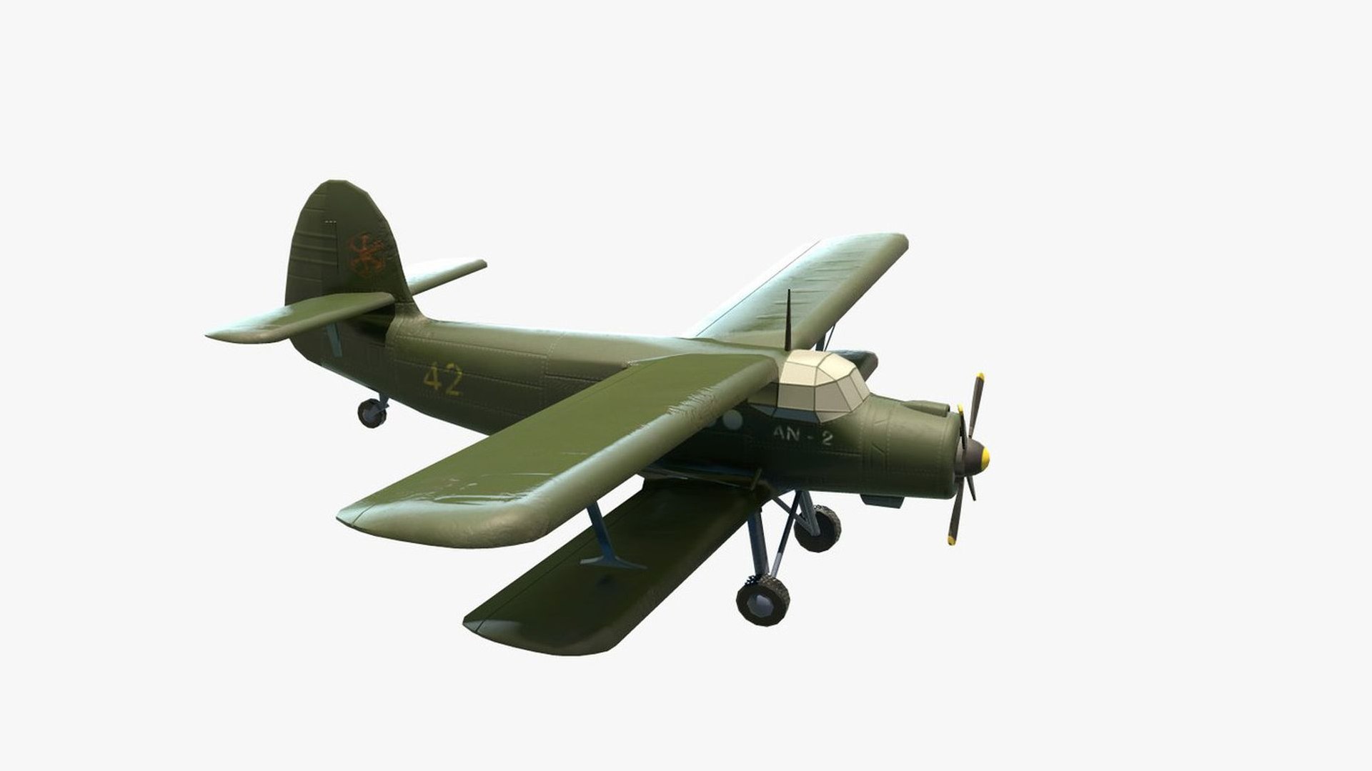 3D AN 2 Plane 3D Model - TurboSquid 2177263