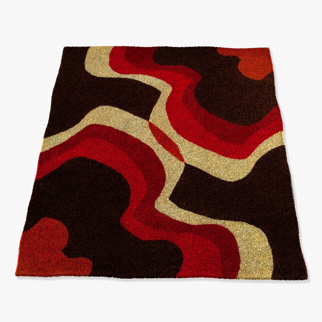 chandra rugs dai-14 3d model