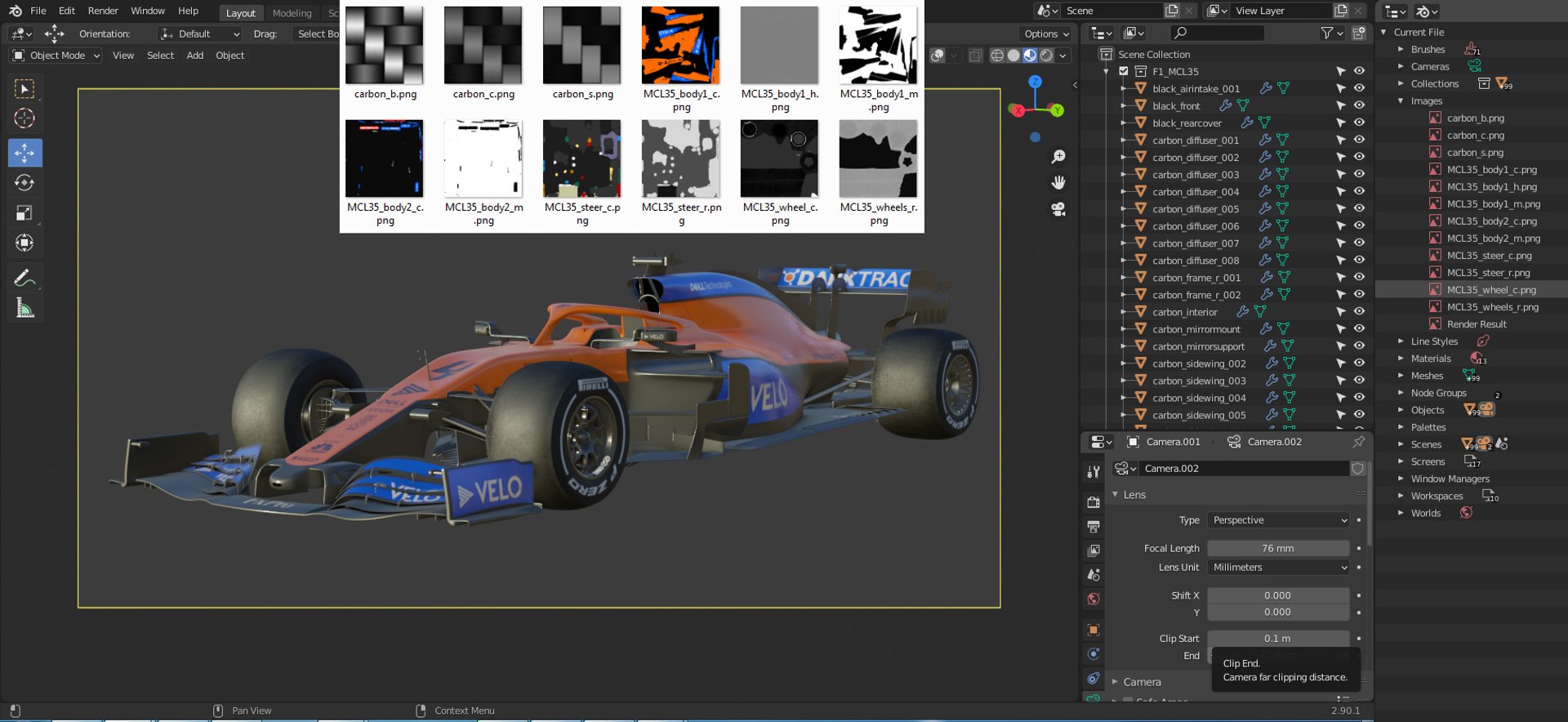 3D mclaren mcl35 mcl model - TurboSquid 1680166