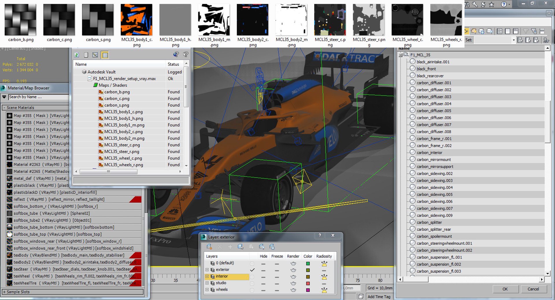 3D mclaren mcl35 mcl model - TurboSquid 1680166