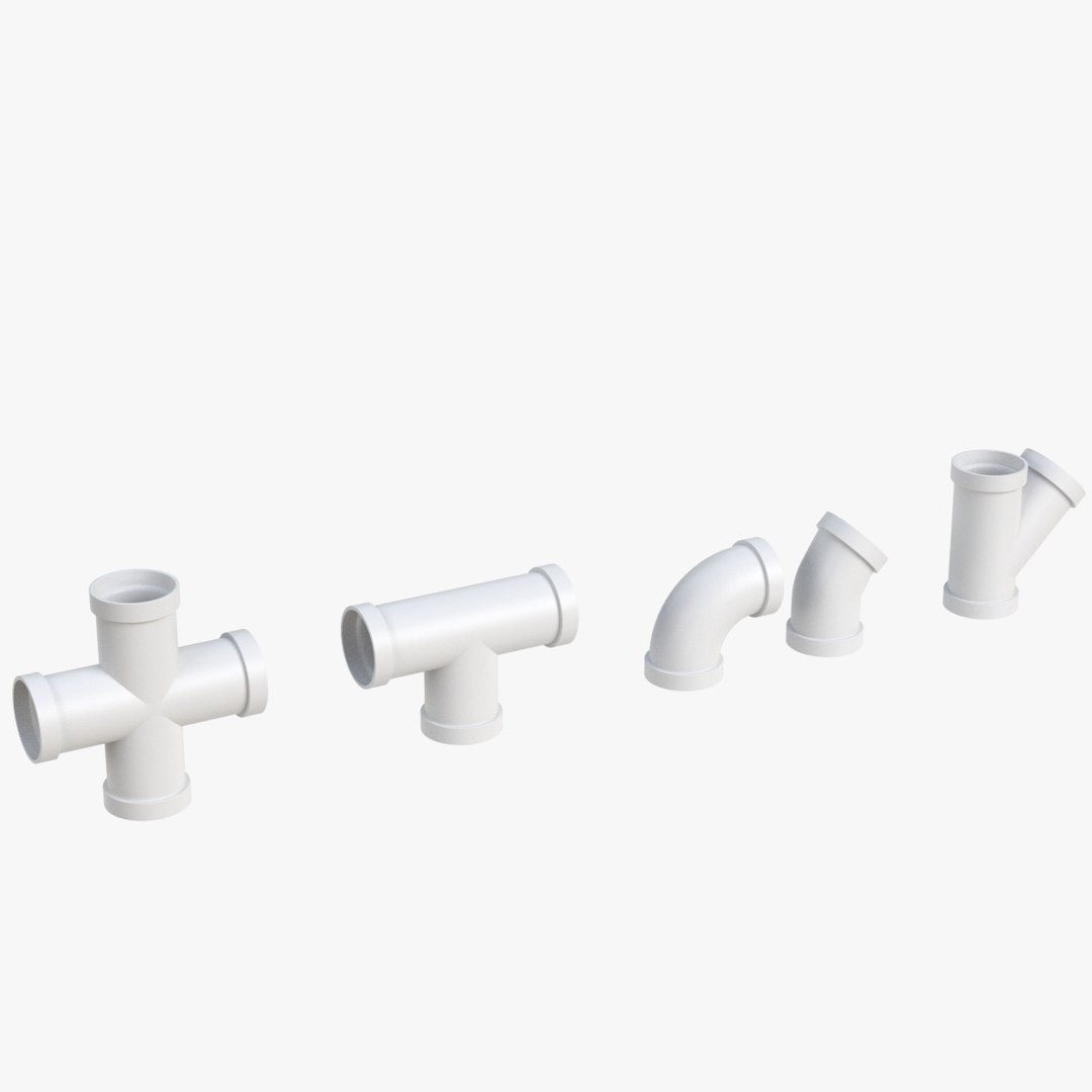 3D Pvc Pipe Joints - TurboSquid 1524436