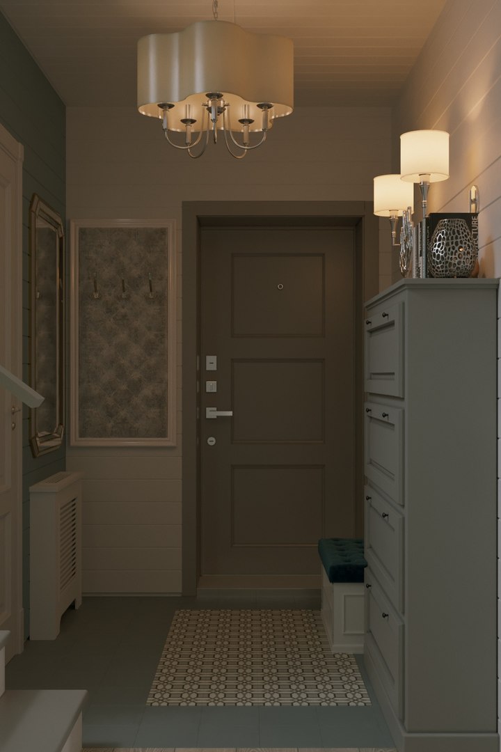 3D modern classic apartment interior design model - TurboSquid 1533060