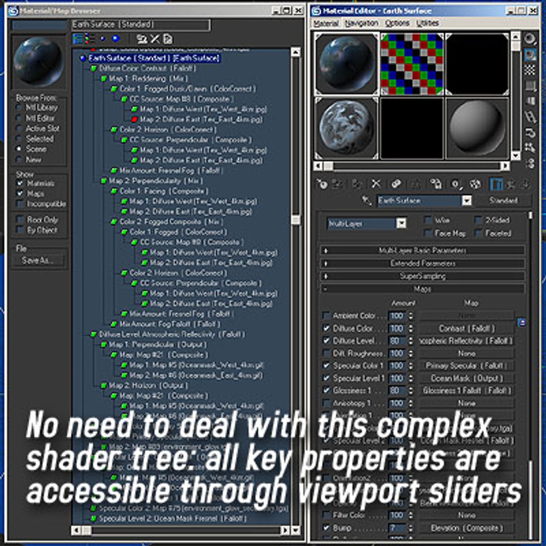 Photoreal Earth Shaders Dynamic 3d Model