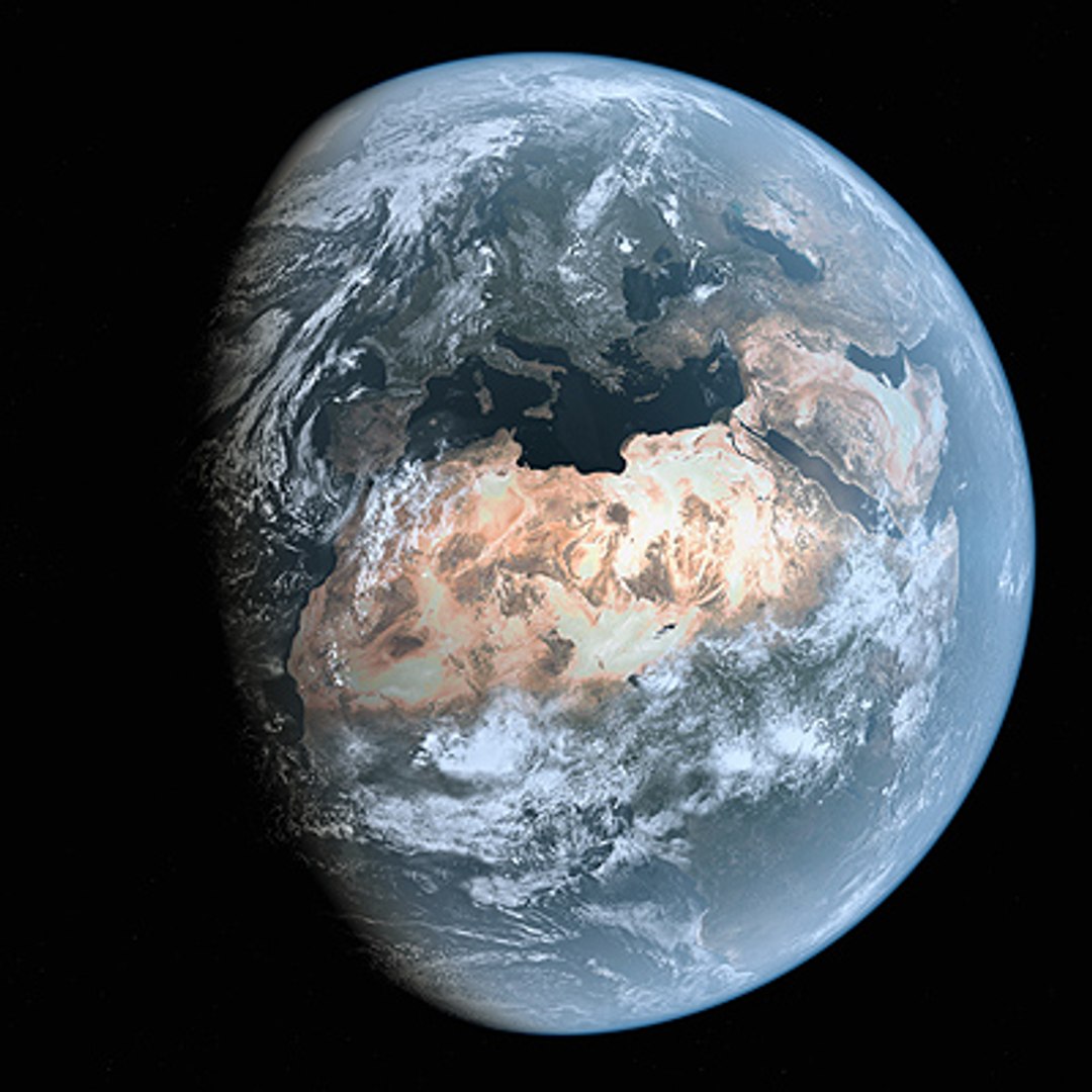 Photoreal Earth Shaders Dynamic 3d Model