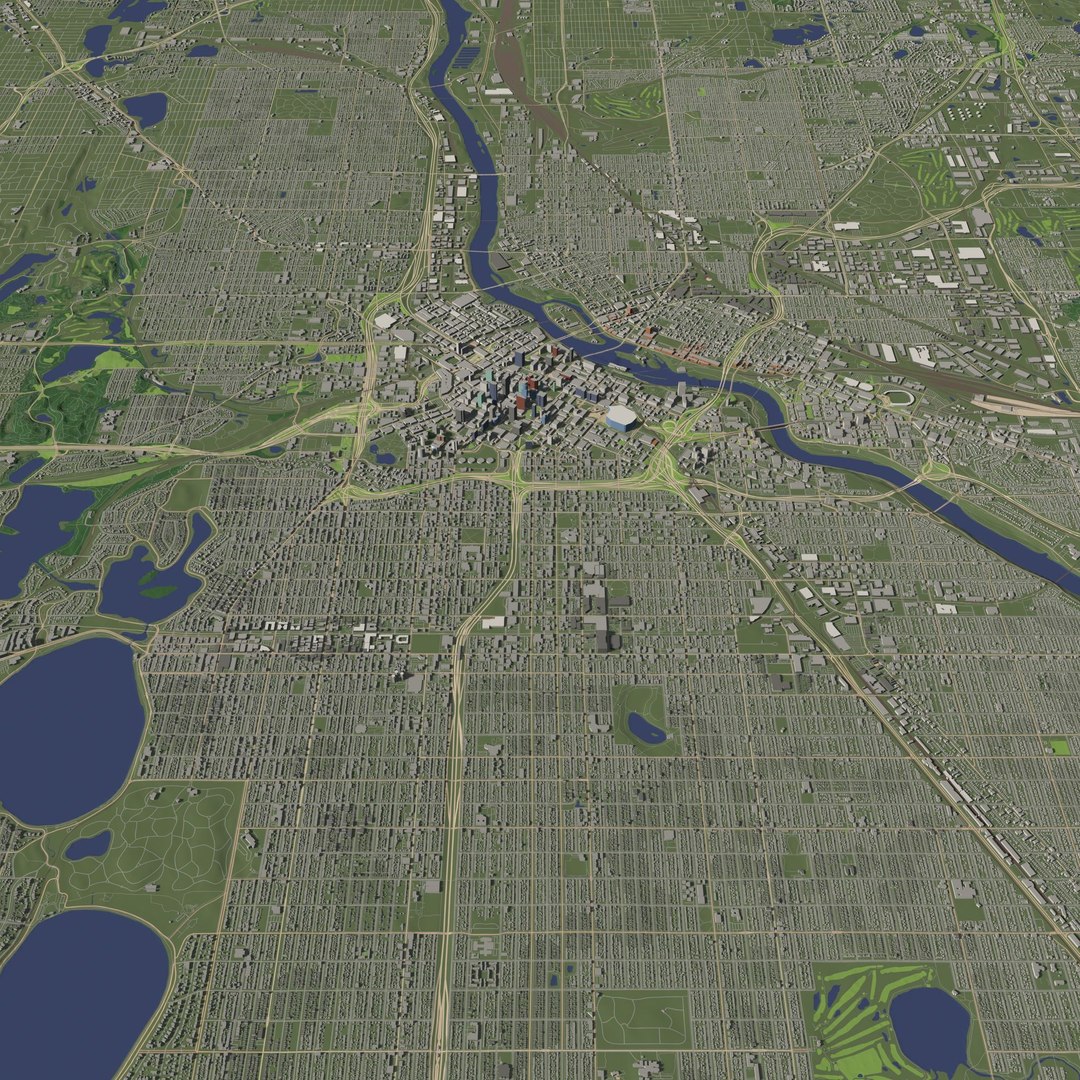 Minneapolis Minnesota USA - City And Urban 3D Model - TurboSquid 2287888