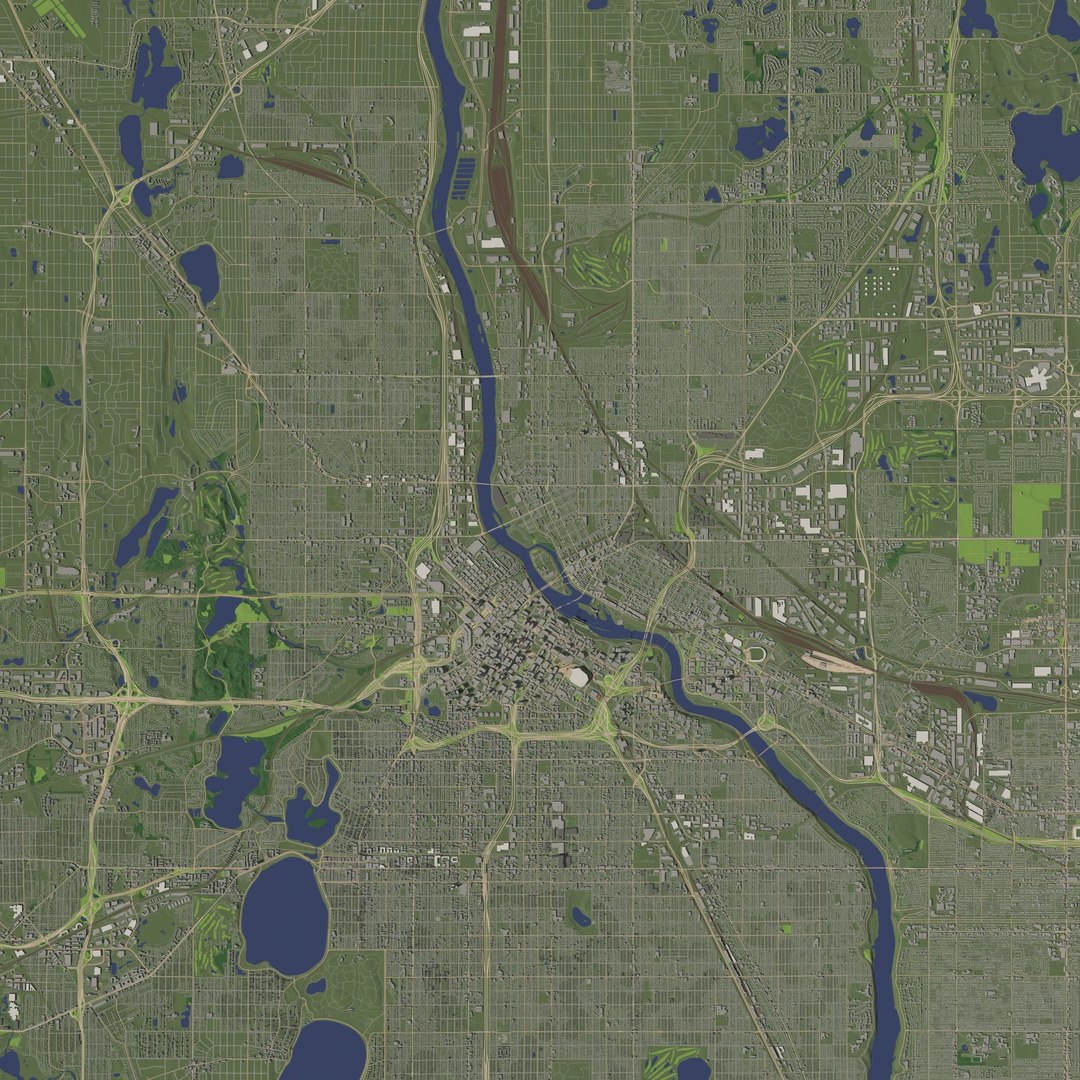 Minneapolis Minnesota USA - City And Urban 3D Model - TurboSquid 2287888