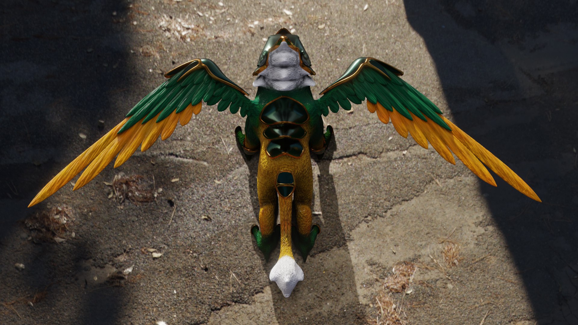 Mythological Creature Gryphon 3D Model - TurboSquid 1640247