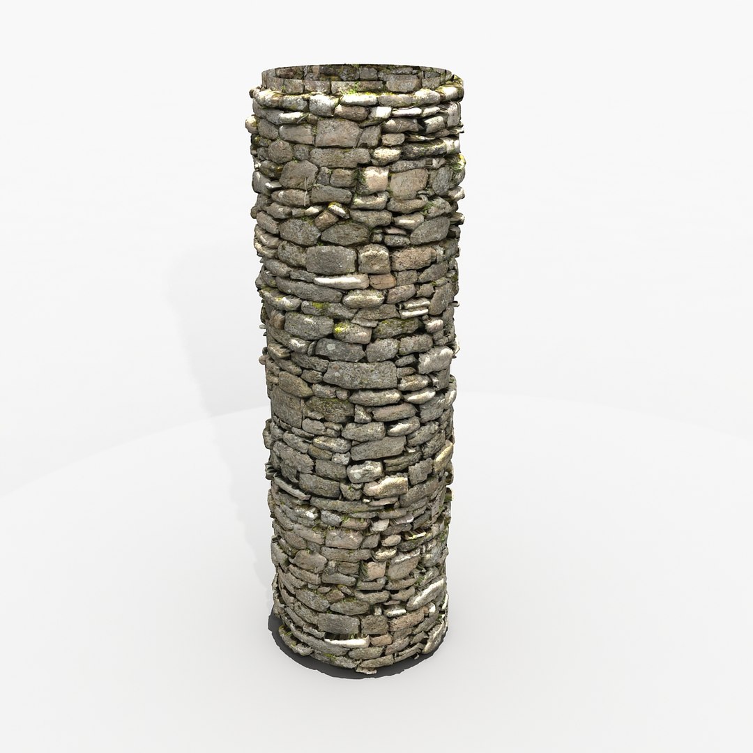 Rock Wall 3d Model