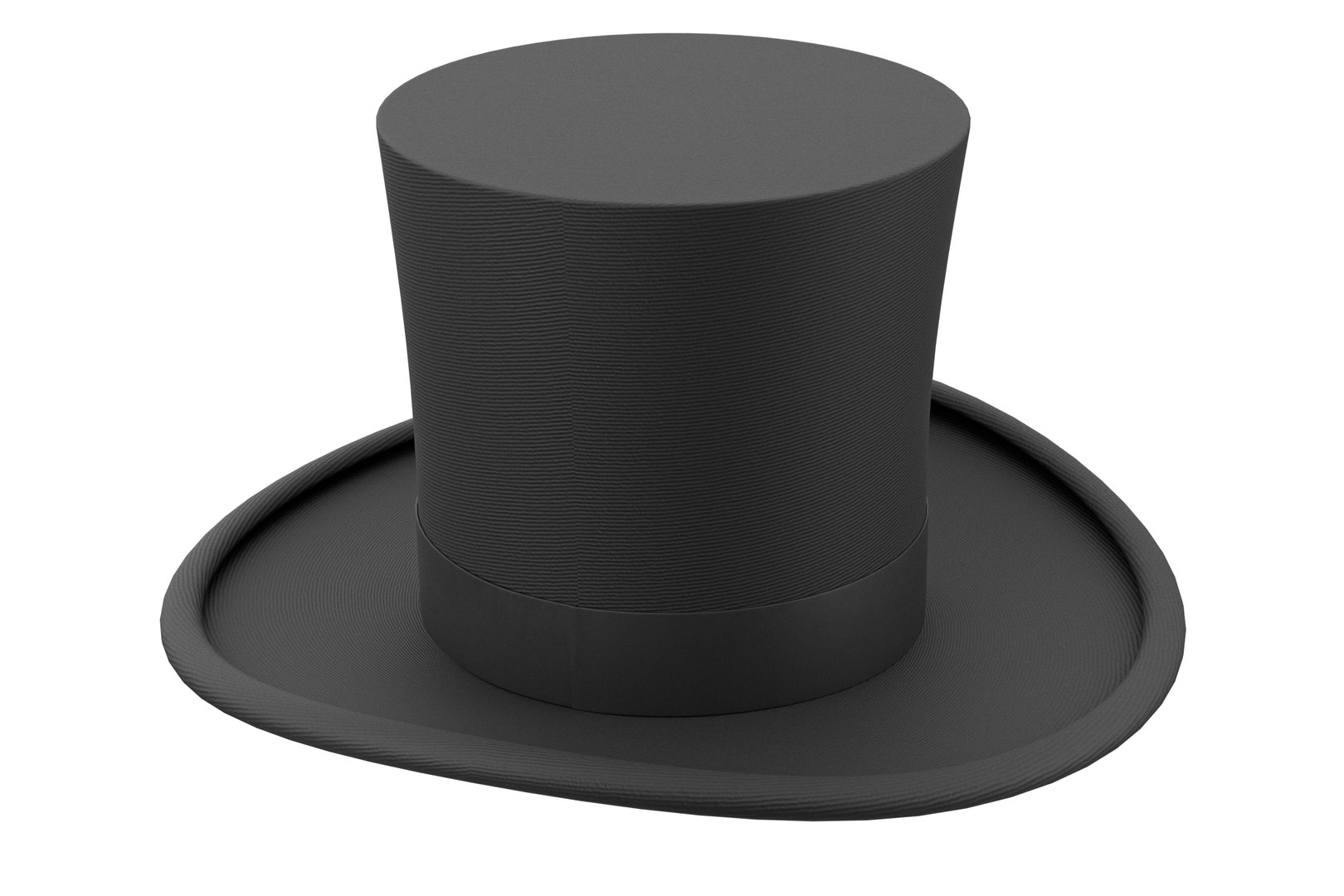 Top Hat Black 01 3D Model - TurboSquid 2305799