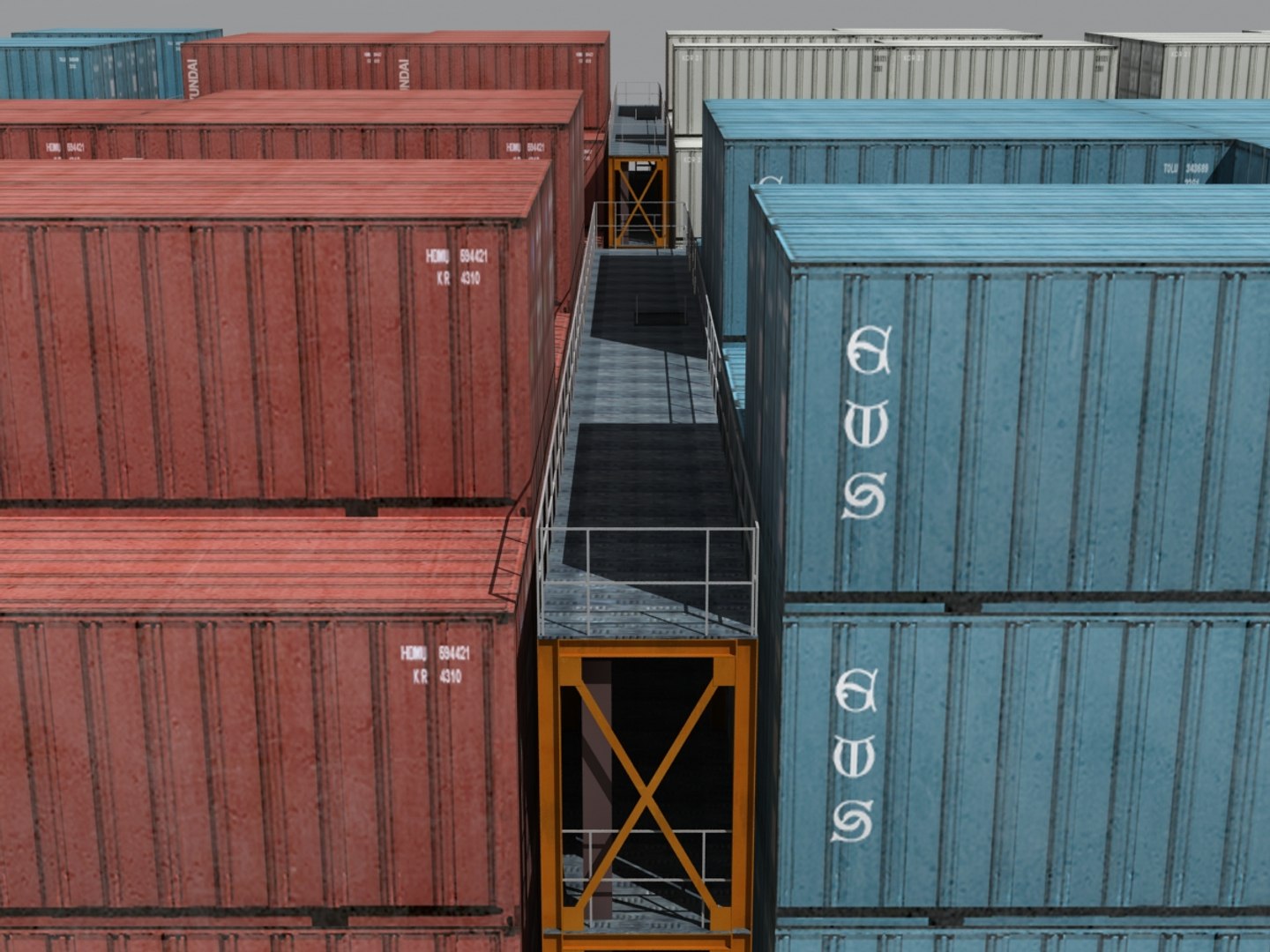 Containermap Refrigeration Container 3D Model - TurboSquid 1486240