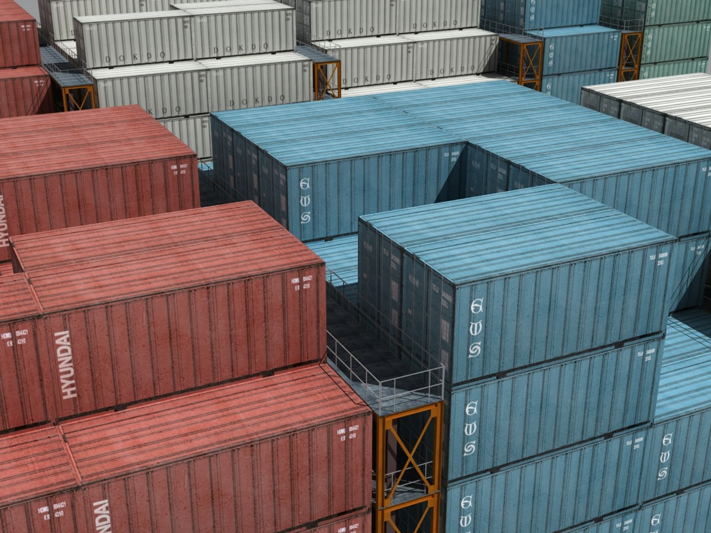 Containermap Refrigeration Container 3D Model - TurboSquid 1486240