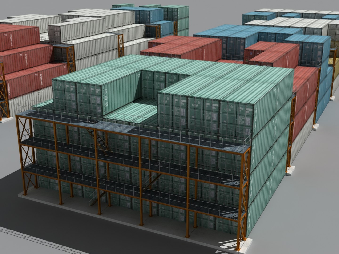 Containermap Refrigeration Container 3D Model - TurboSquid 1486240