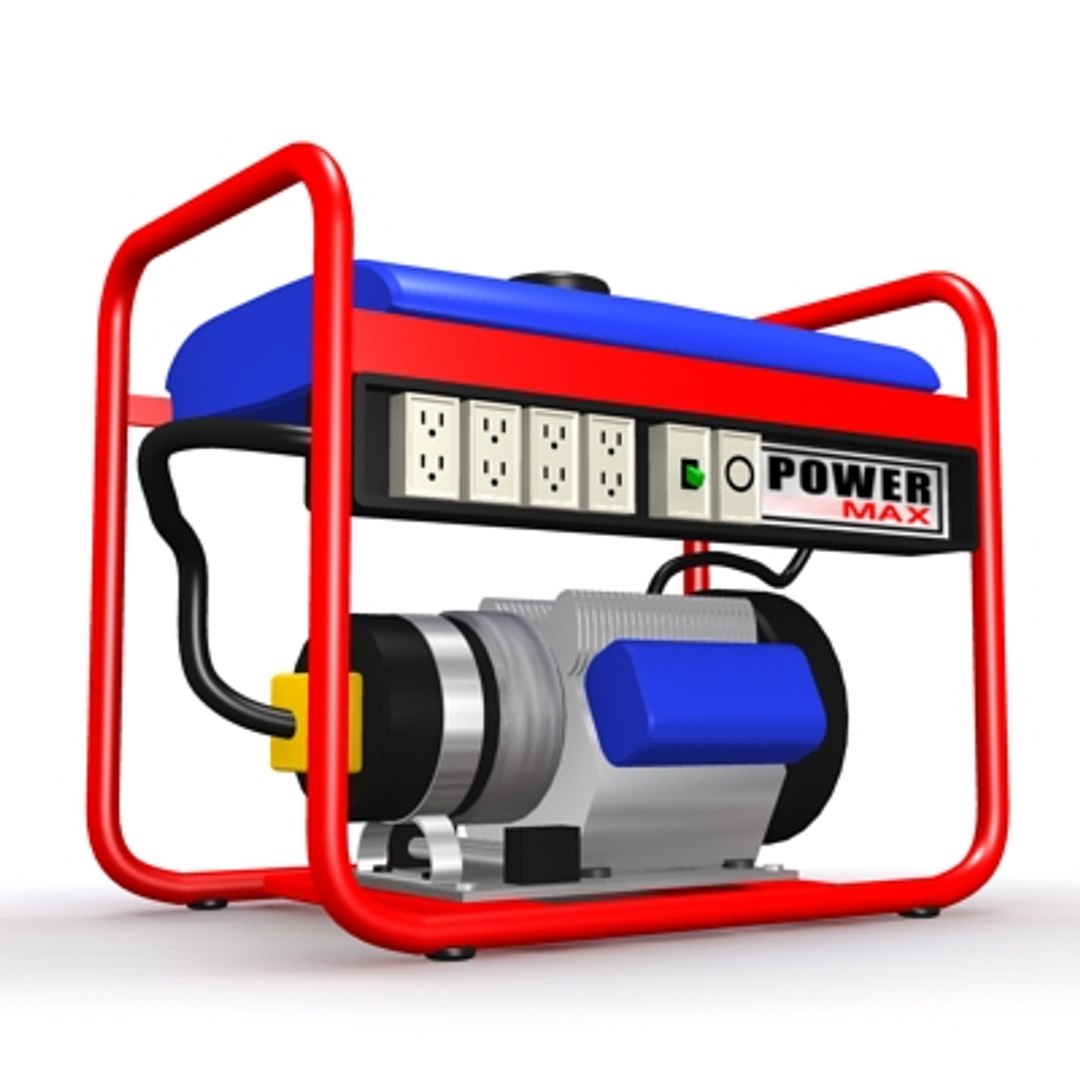 Generator Power 3d Model
