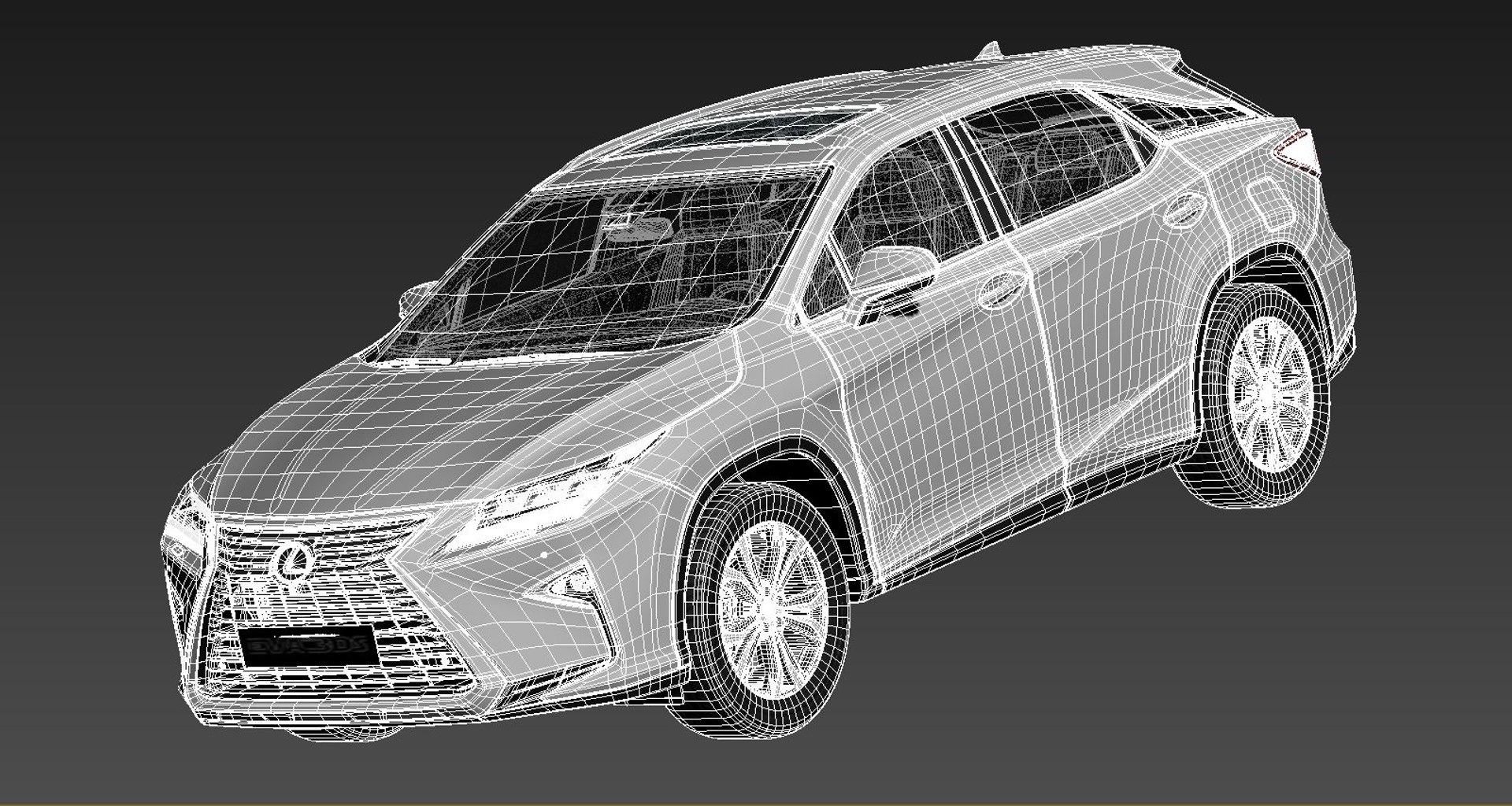 3D Lexus Rx L 2020 Model - TurboSquid 1385645